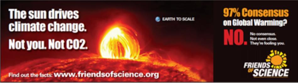 Friends of Science's Climate Billboard Wins Intl. MarCom Award