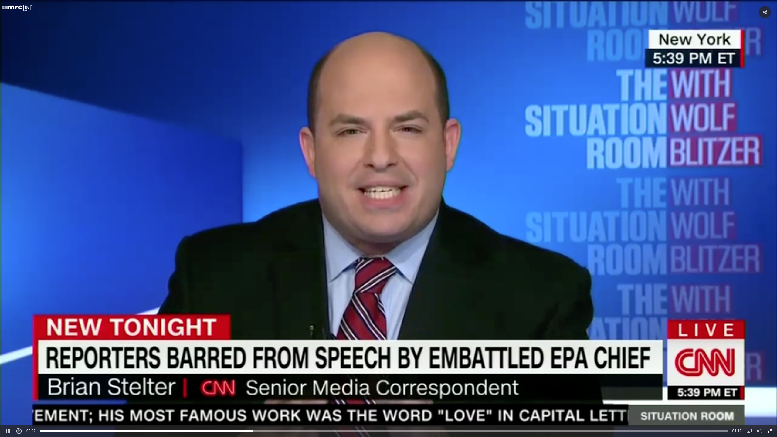 CNN Has Hissy Fit Over Missed EPA Event