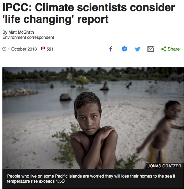 'Life-Changing' IPCC Report Rehashed Alarmism