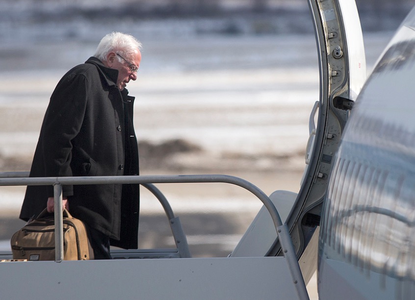 Bernie Sanders Spends $300K On Private Jets