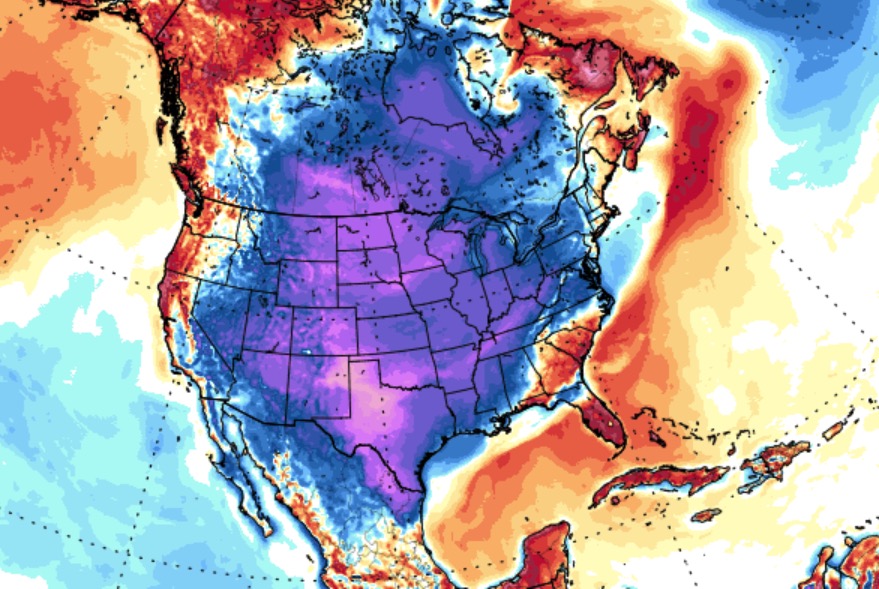 'Arctic April' Grips N. America Breaking Cold Records