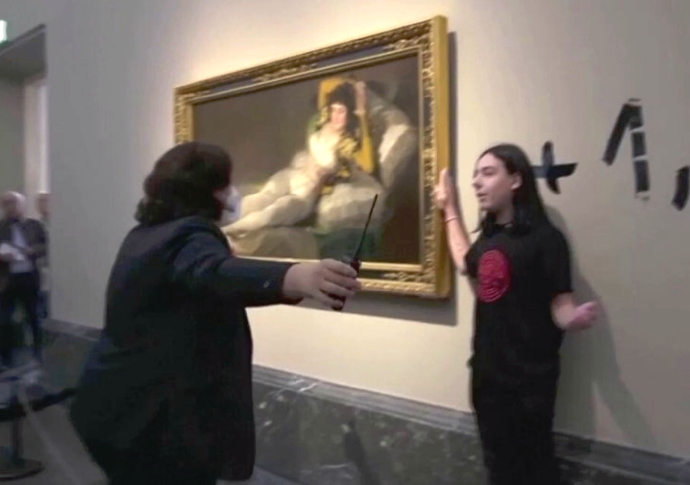 Climactivists Glue Hands To Goya Paintings In Spain's Prado Museum ...